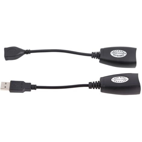 Câble d'extension Ethernet USB 2.0 vers RJ45 Adaptateur réseau LAN ...