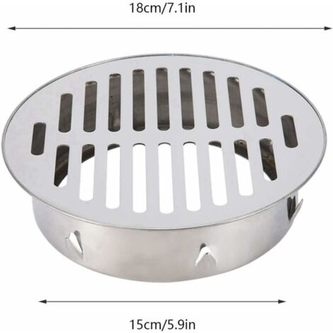 Siphon de sol, siphon de sol rond, 1 pièce couvercle de siphon de sol ...