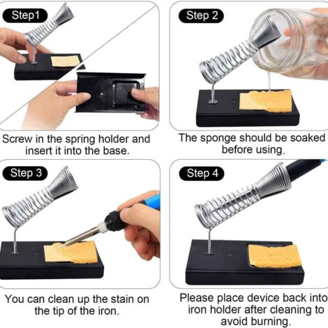 Fer à souder Kit complet Irons soudure électronique Outil 60W Température réglable module 389