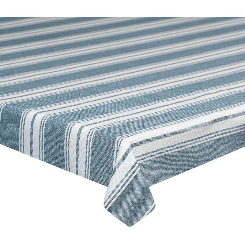 Mantel 140 X 180 Cm Algodón Azul Turquesa