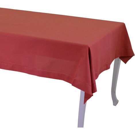Mantel Juliette rectangular rojo ladrillo cm140x180