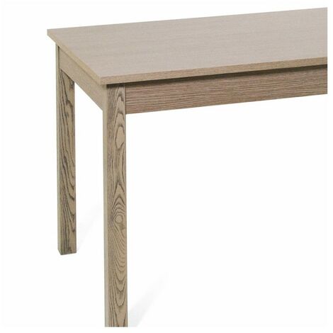 Mesa de comedor extensible en color olmo en madera de melamina cm ...