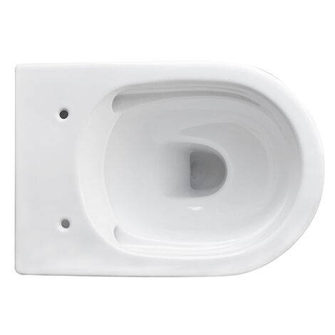 Inodoro empotrado a pared Klio Rimless - Desagüe universal