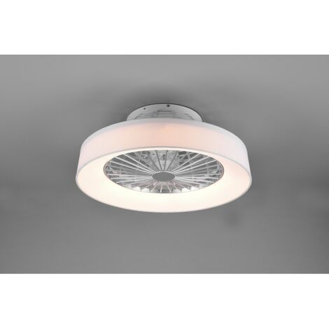 Ventilador moderno Led Light 30w Regulable Farsund White Trio Lighting