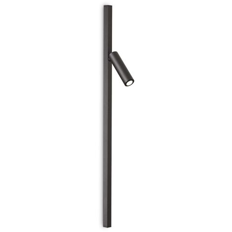 Lámpara de pared Syntesi AP Linear negra - L 27 x H 595 x P 120 mm