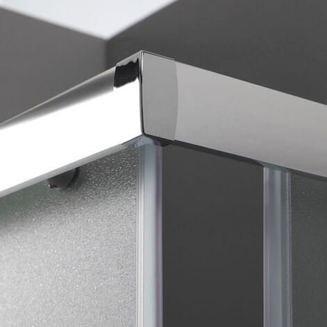 Ducha 70x100 cm cristal mate corredera