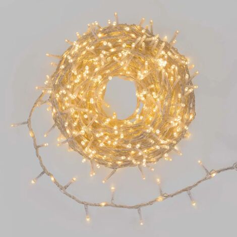 MiniCluster 6 cm 30 m luces LED cálidas