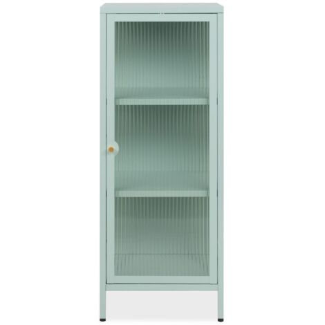 Vitrina Milton 01A de acero laminado con 1 puerta de vidrio templado ...