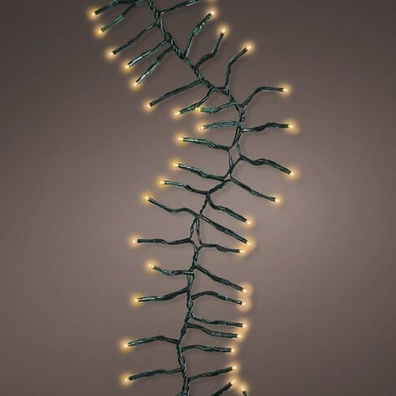 Luci a LED per esterni in verde con cluster di budget