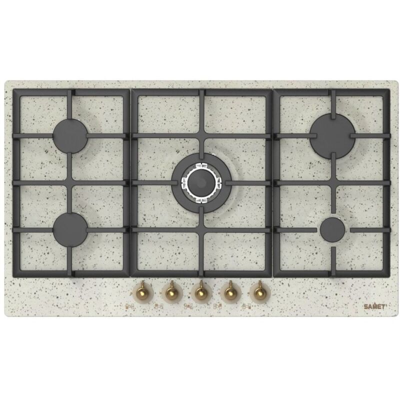 Samet Kochfeld mit 5 Brennern, 90 cm, Avena Aiace L86xP51