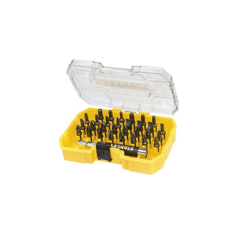 Satz mit 31 Stanley-Bits zum Schrauben