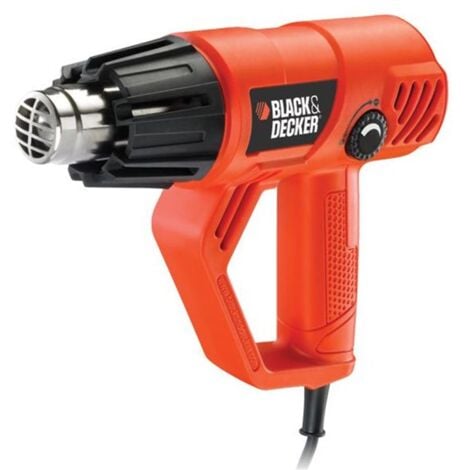 Black & Decker KX2001K Heißluftpistole Heißluftpistole 500 l/min 600 °C 2000 W Schwarz, Orange