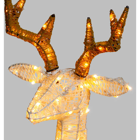 Rentier 3D H85cm 160 LED Weihnachtsbeleuchtung der LHC-Serie