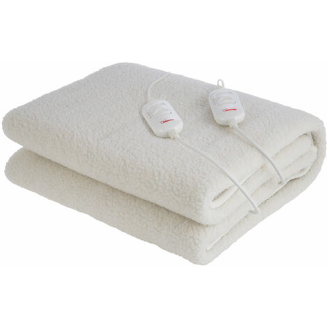 Elektrische Wolldecke 160x140cm