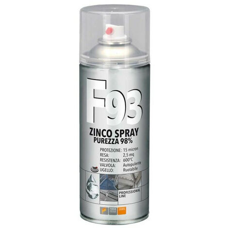 Professionelles Spray mit F93 Zink 400 ml von Faren, Code 973003.