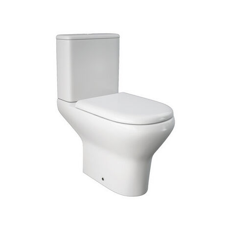 Kompaktes Monoblock-WC mit Bodenablauf