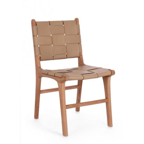 2x Lederstuhl 46x59x85h 45h