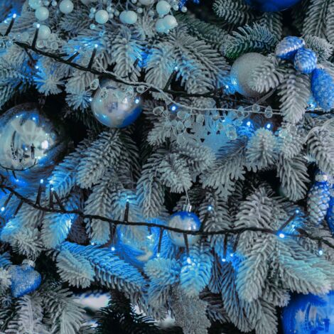 MiniCluster 6cm 4x20m mit LED-Lichtern