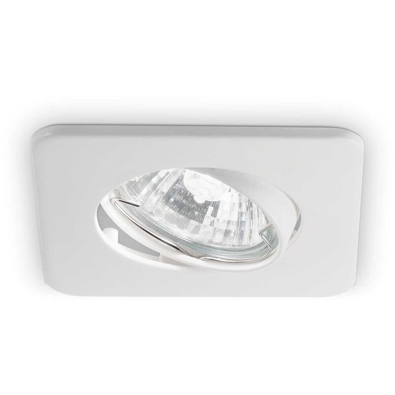 Spot encastrable blanc L 90 x H 85 x P 90 mm