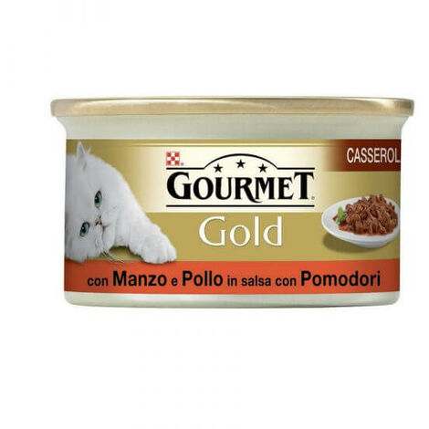 Gourmet Gold Double Plaisir Avec Boeuf Et Poulet Humide Chat Gr. 85