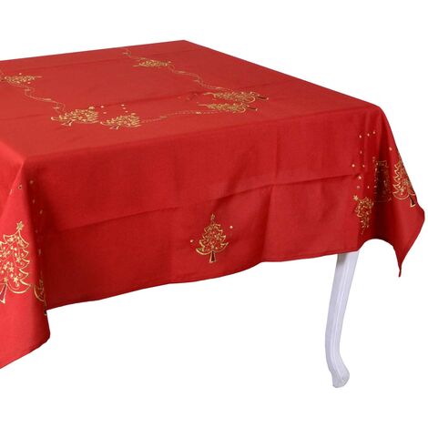 Nappe style 15 rouge cm140x180