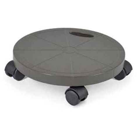 Base pivotante grise Qroller Ø29xH7,5 cm