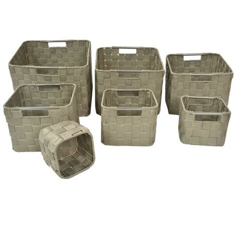 Caisson en polyester taupe 1-7 cm30x30h20