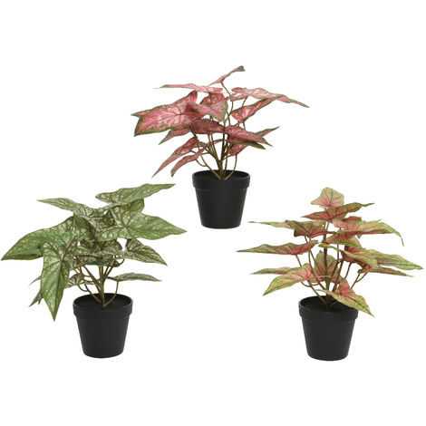 Plante en polyester avec pot 35x35x37h cm