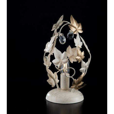 Lampe de salon en fer lierre avec strass dorés luminaire chic ...