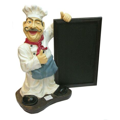 Wink chef tableau noir en bois cm58x30h65