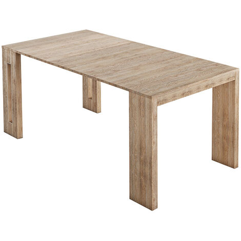 Table Console Transformable Chêne