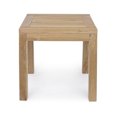 Table basse carrée en teck 50X50