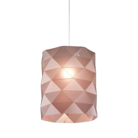 Suspension en Métal Rose en Métal Chromé Cm. 27x32h