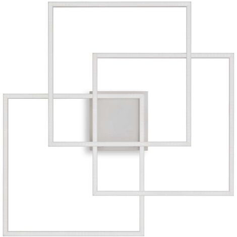 Plafonnier FRAME carré blanc - 590x90x595 mm