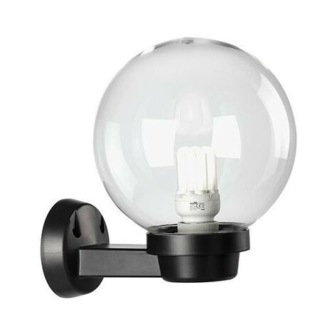 Applique Sf.Chiara D.20 E27 ligne globe noir