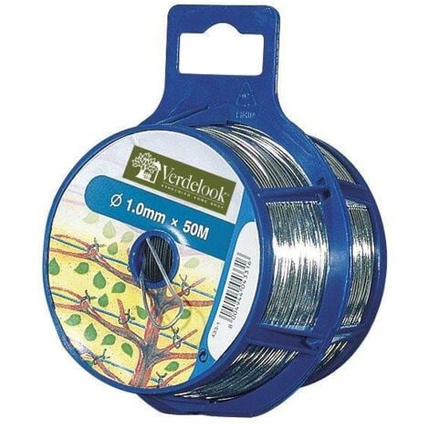 Fil de fer galvanisé en bobine 50m x 0.1mm