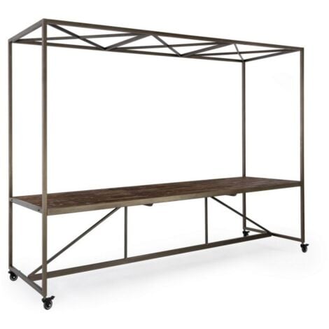 Table d'exposition en bois 301,5x90x210 h