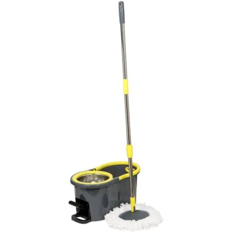 Seau mop lavapavimenti rotatif avec pédale 5 L