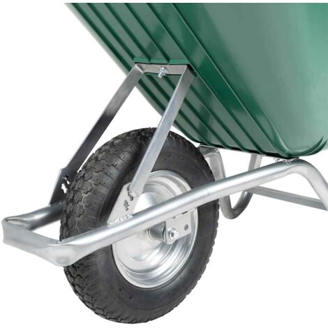 Brouette - GBLY Brouette vert 90 L 150 kg acier galvanisé et plastique ...