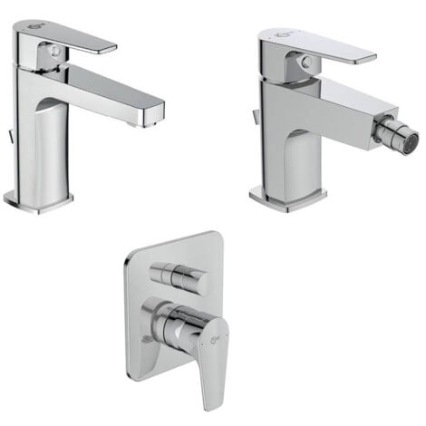 IDEAL STANDARD Kit rubinetti monoleva Cerafine D lavabo - bidet ...