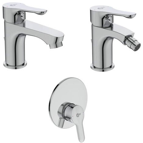 IDEAL STANDARD Kit miscelatore monocomando Alpha lavabo - bidet ...