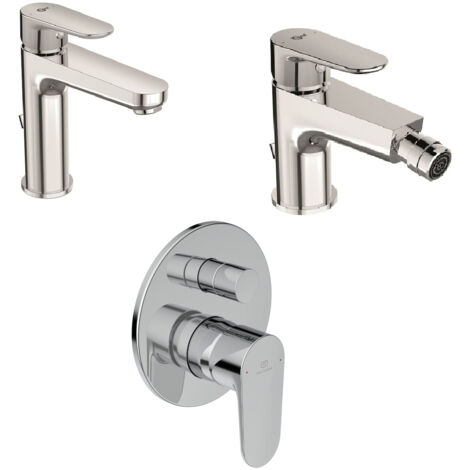 IDEAL STANDARD Kit rubinetti monoleva Cerafine O lavabo - bidet - vasca ...