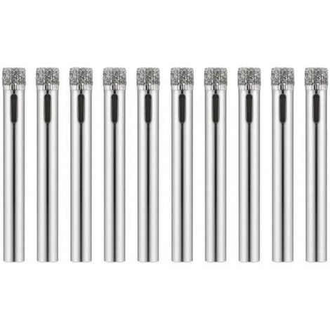 10pcs 6mm perceuse scie cloche outil Kit perceuse diamant Cutter acier ...