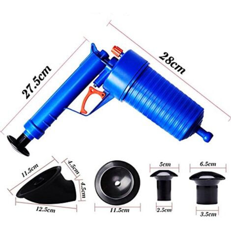 Drague pneumatique pour toilettes, outil de dragage pour évier de ...