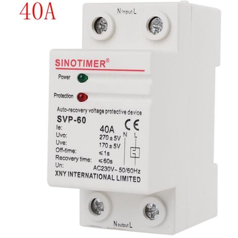 SVP-60 220V Protecteur de tension Protection contre la surtension et la ...