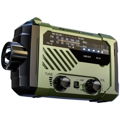 Radio Solaire Urgence Survie Hight Tech Militaire, Radio portative ...