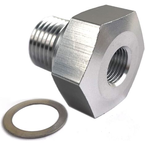 Oil Pressure Sensor M12-1.5 Adapter to 1/8 NPT Port Fitting for LS ...
