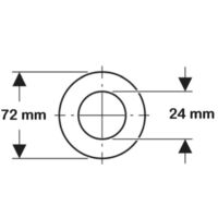 Joint Clapet Siamp Ø 72 mm