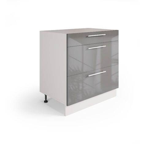 Casserolier 3 Tiroirs 80 Cm Brico Depot