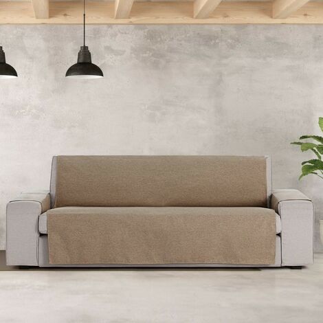 Funda sofá 3 plazas beige 155 cm - Valeria